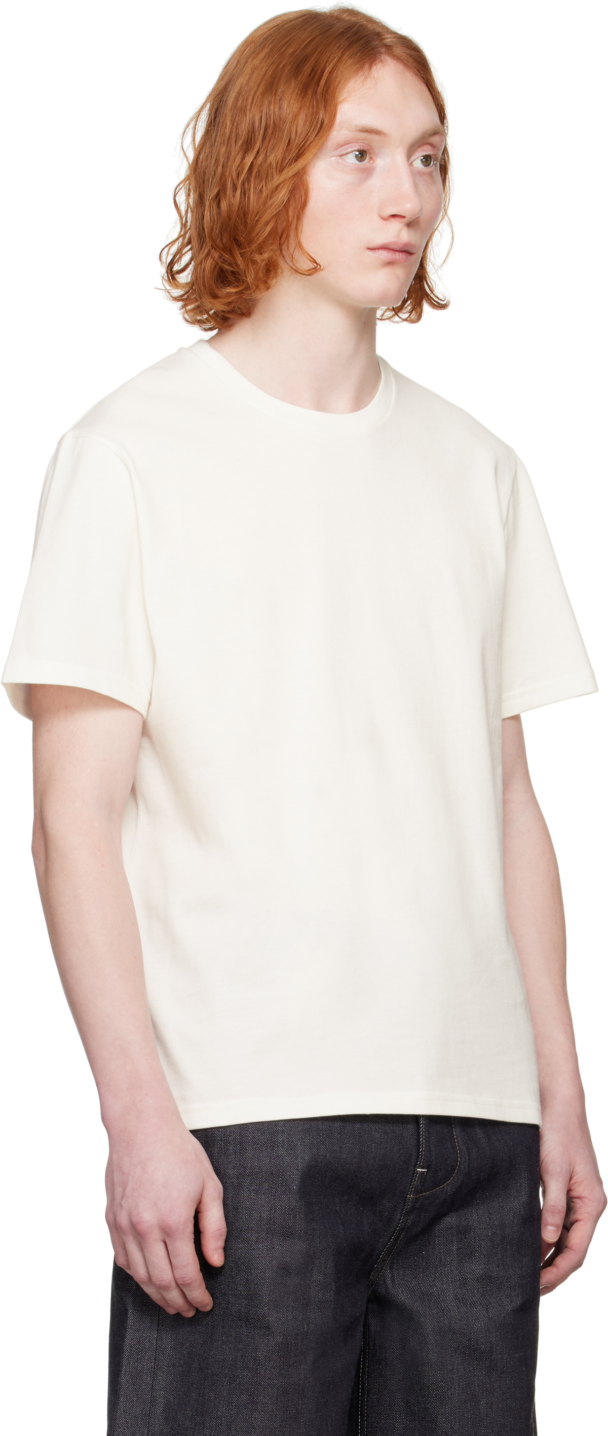 Jil Sander White Crewneck T-shirt Jil Sander