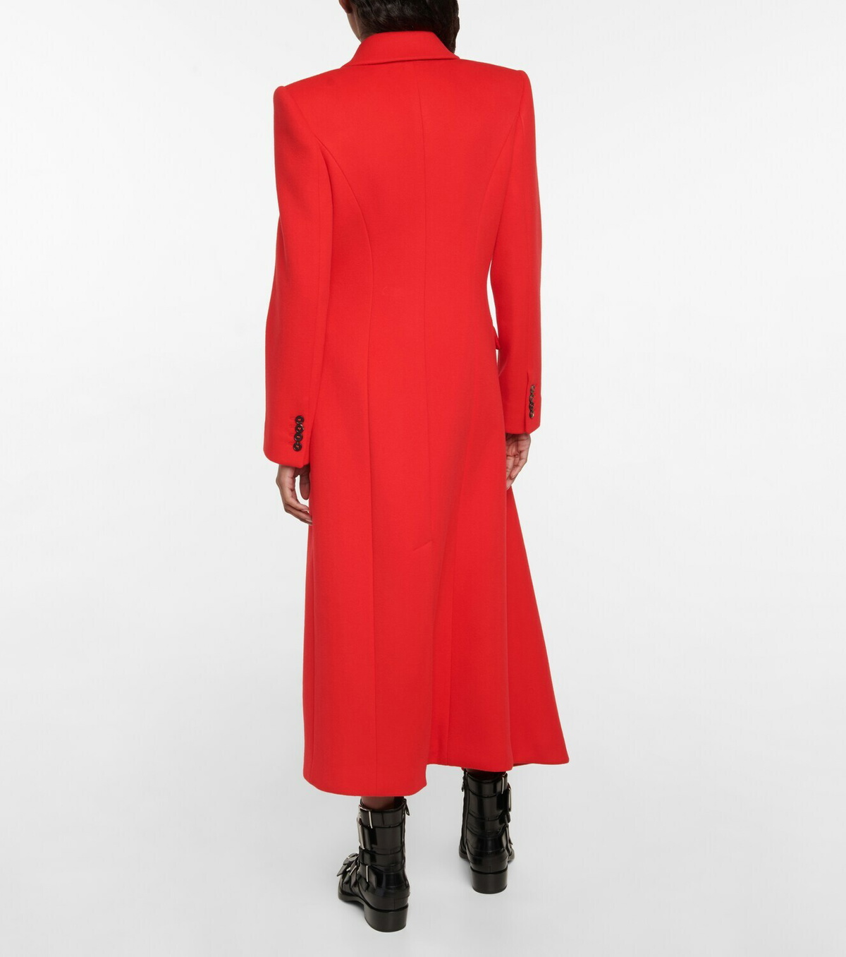 Alexander McQueen - Draped wool coat Alexander McQueen