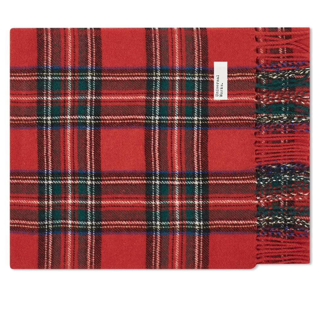 Universal Works Tartan Wool Scarf Universal Works