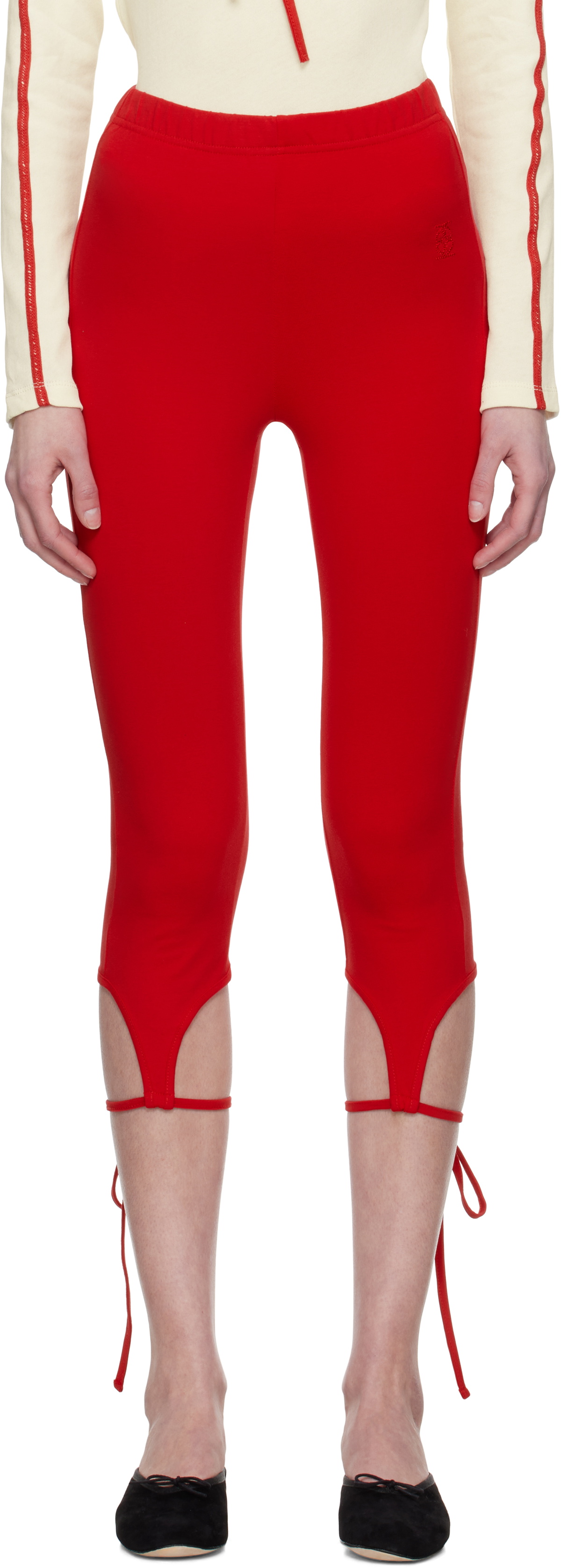 Kijun Red Capri Leggings Kijun