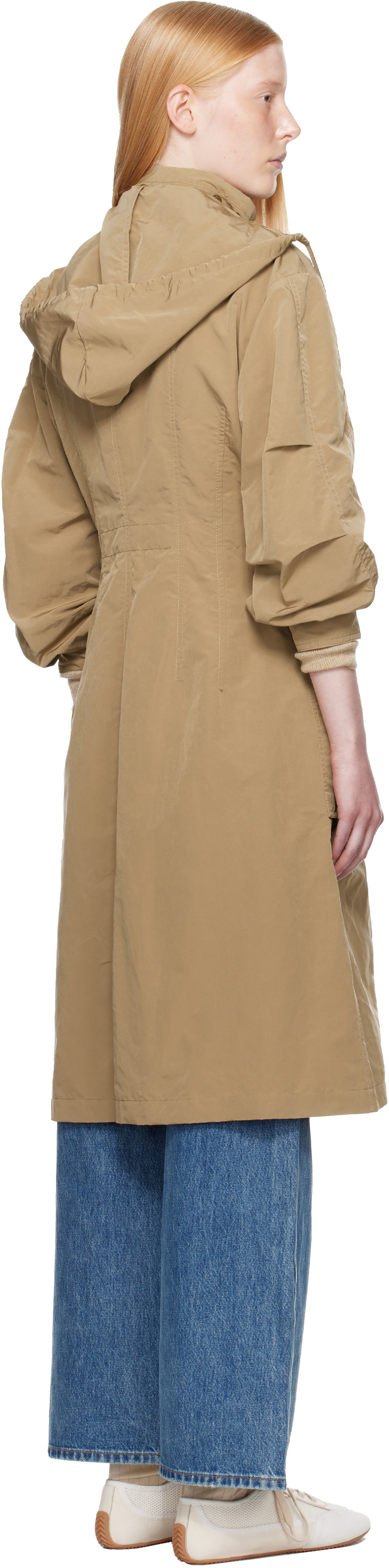 Moncler Tan Nantes Parka Coat Moncler