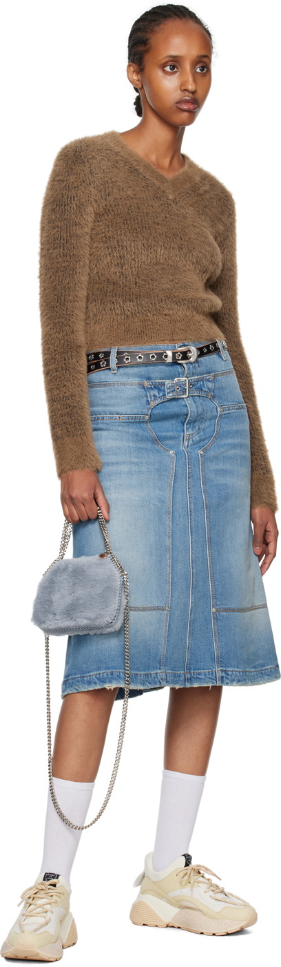 Stella McCartney Blue Mini Falabella Shoulder Bag Stella McCartney