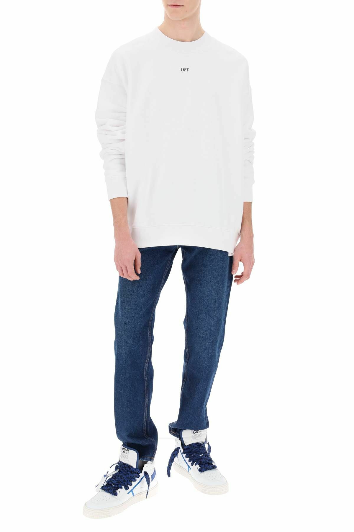 OFF-WHITE skate sweatshirt with off logo White Off-White