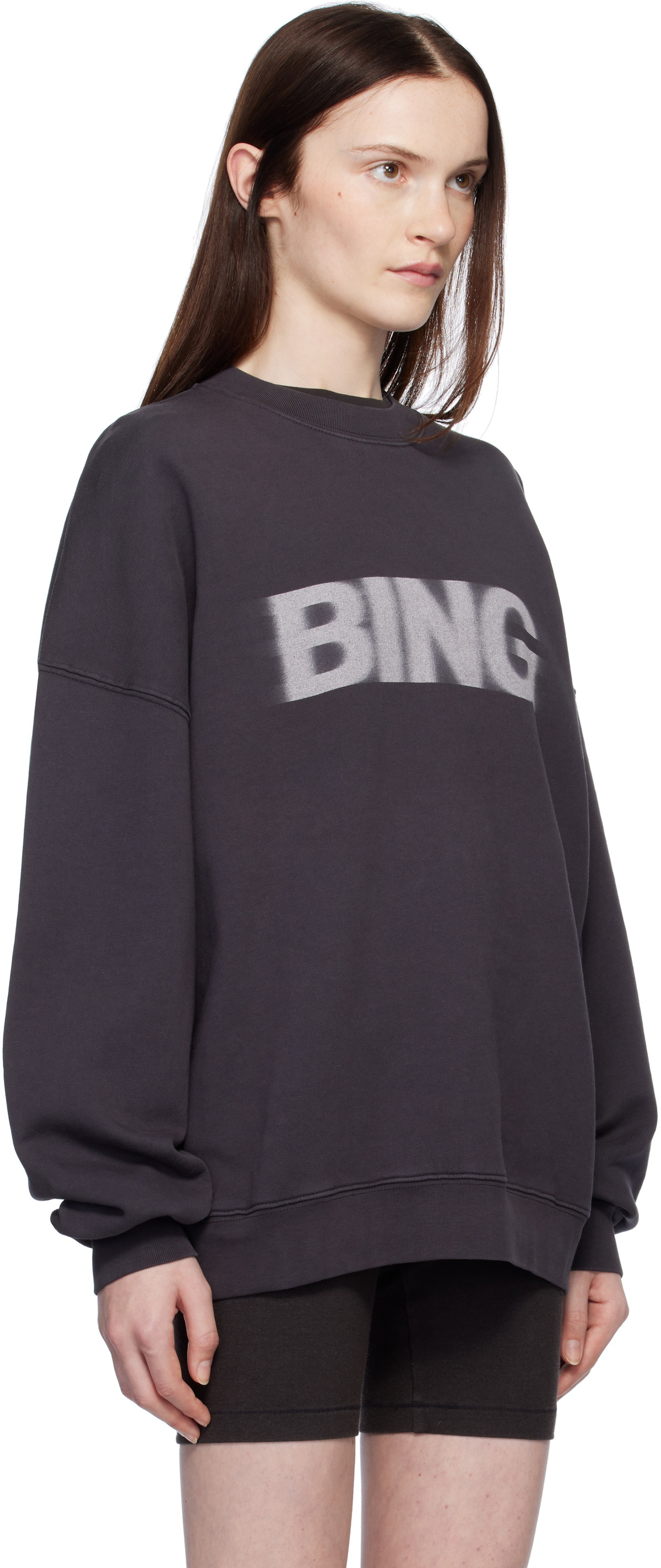 ANINE BING Gray Miles Sweatshirt ANINE BING