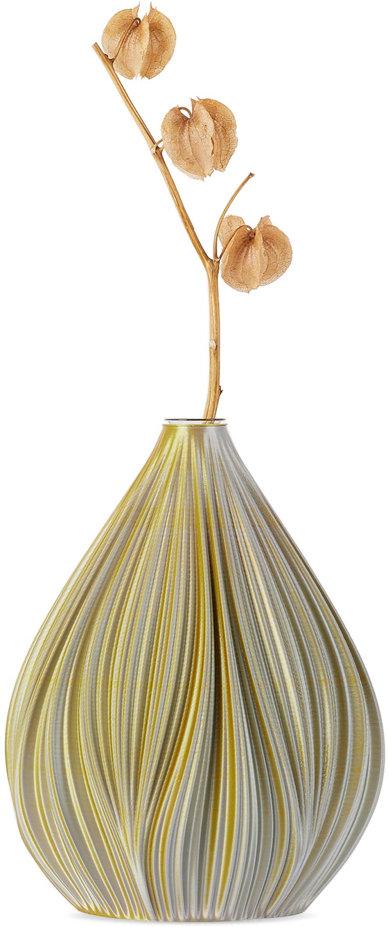 Sheyn SSENSE Exclusive Yellow Fald Vase Sheyn