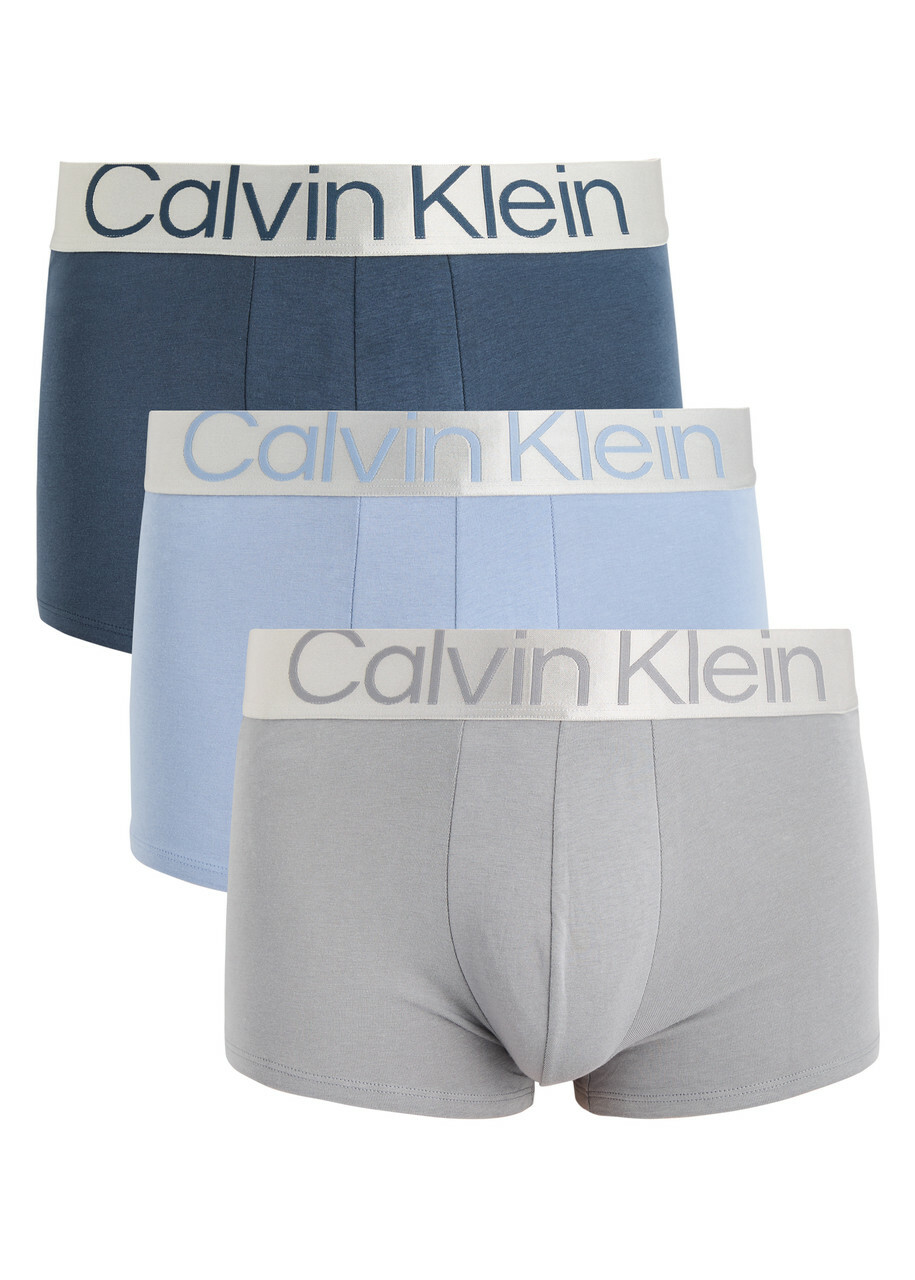 Calvin Klein Reconsidered Steel Stretch-cotton Trunks set of Three ...
