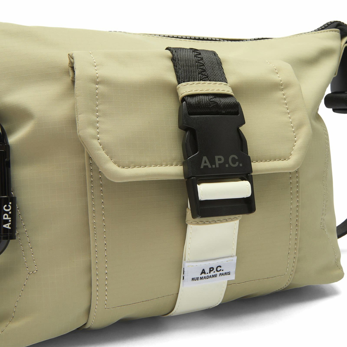A.P.C. Men's Trek Cross Body bag in Mastic A.P.C.