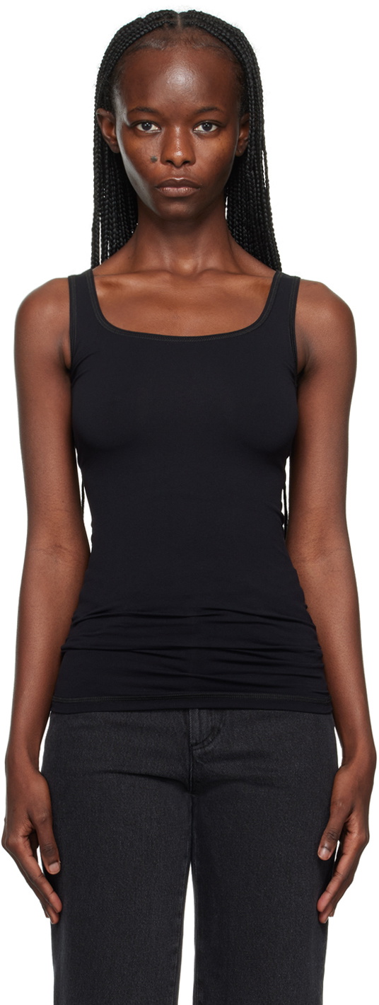 Theory Black Len Tubular Tank Top Theory