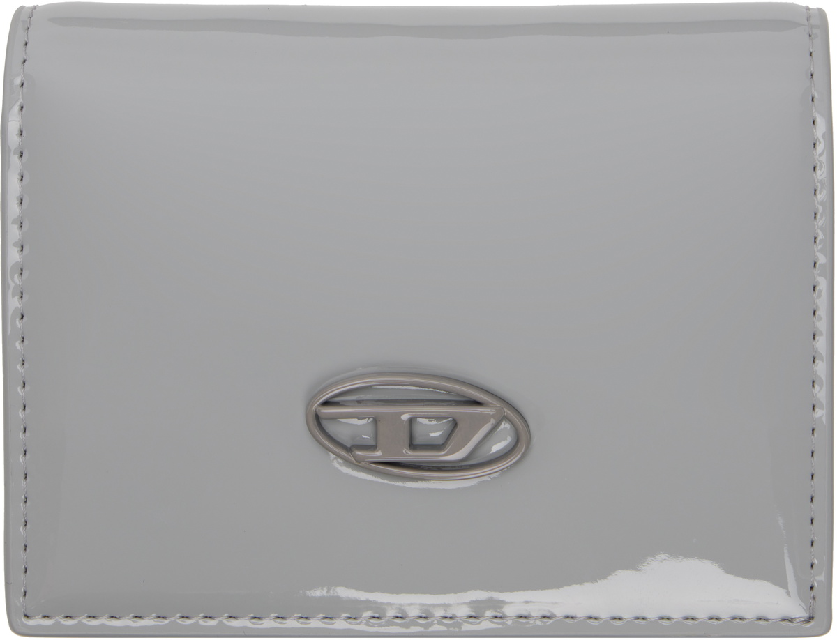 Diesel Gray Play Bi Fold Iii Wallet Diesel