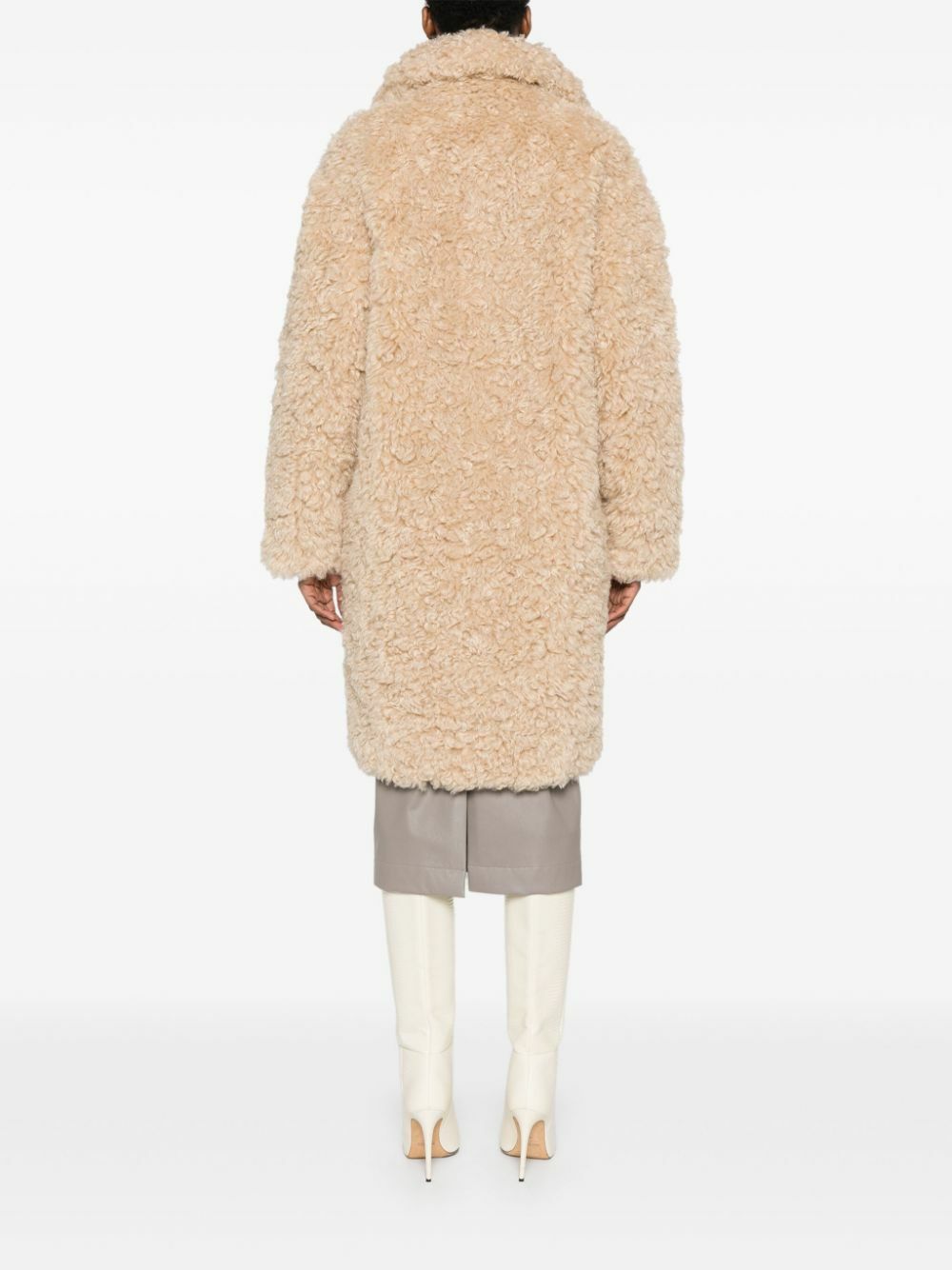 STAND STUDIO - Camille Faux Fur Coat Stand Studio