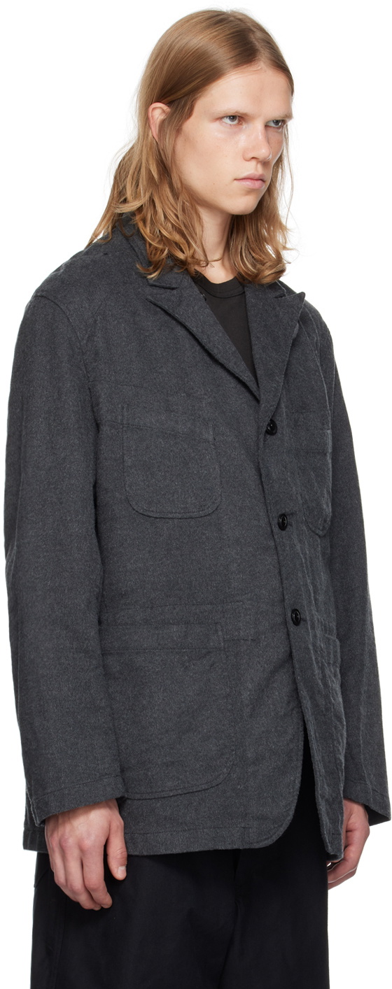 Engineered Garments Gray Bedford Blazer Engineered Garments