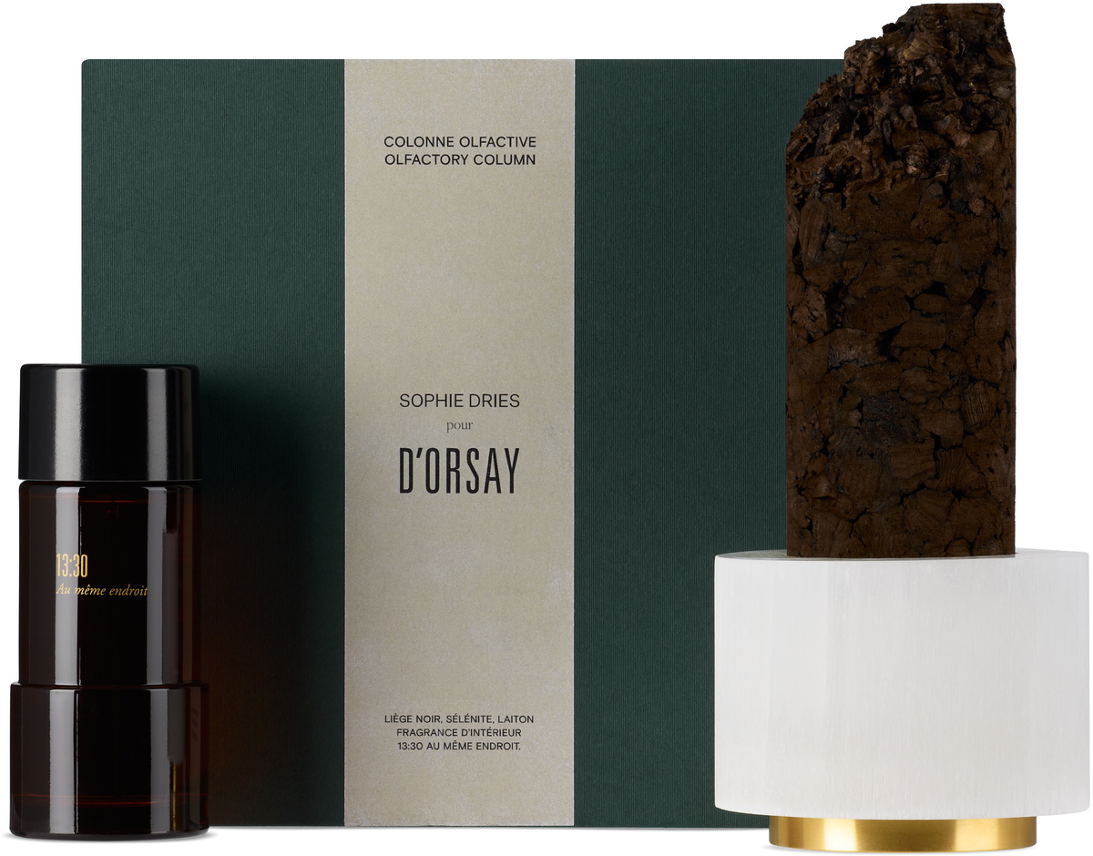 D’ORSAY White & Brown Olfactory Column Diffuser