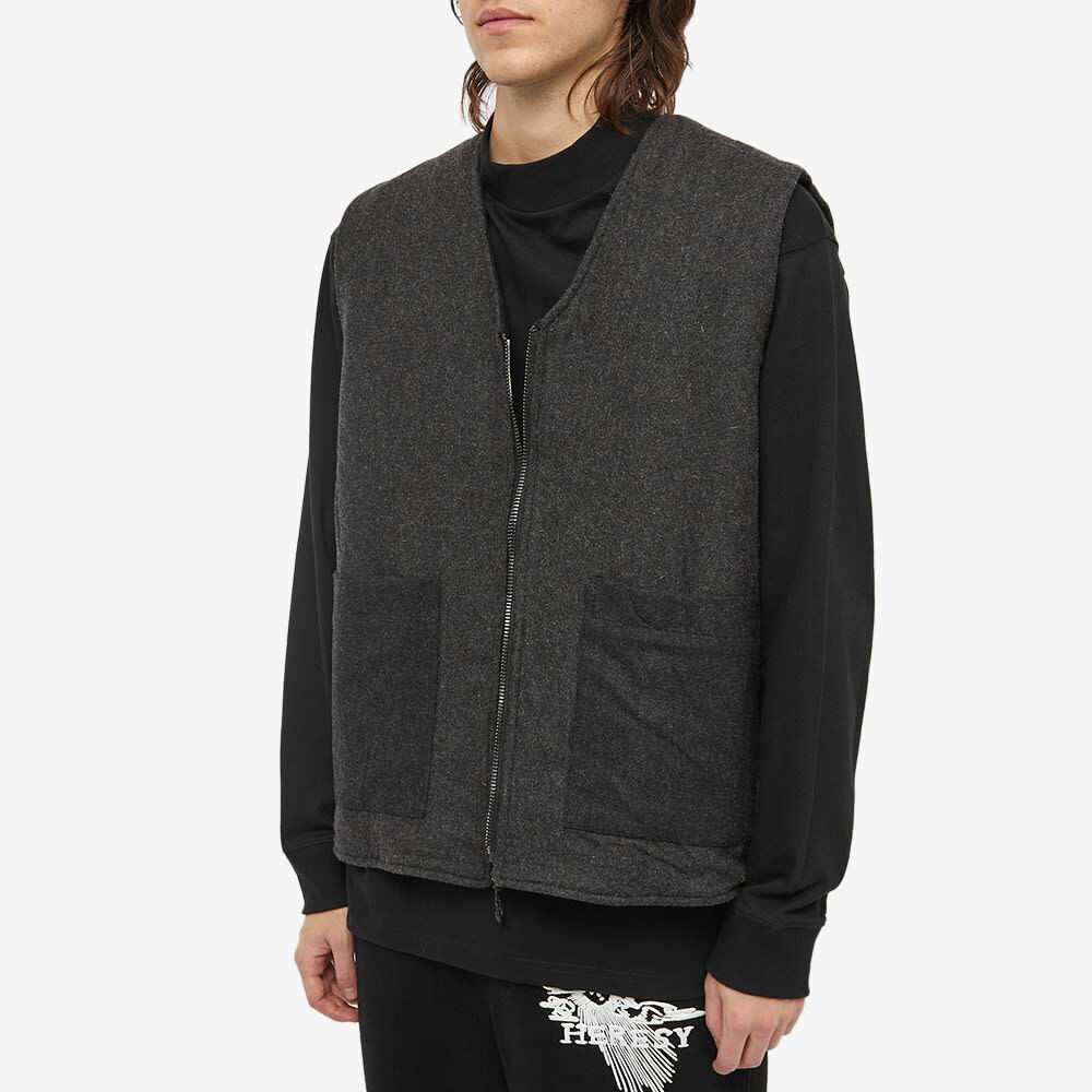 Heresy Men's Groundsman Vest in Black/Ecru/Grey Heresy