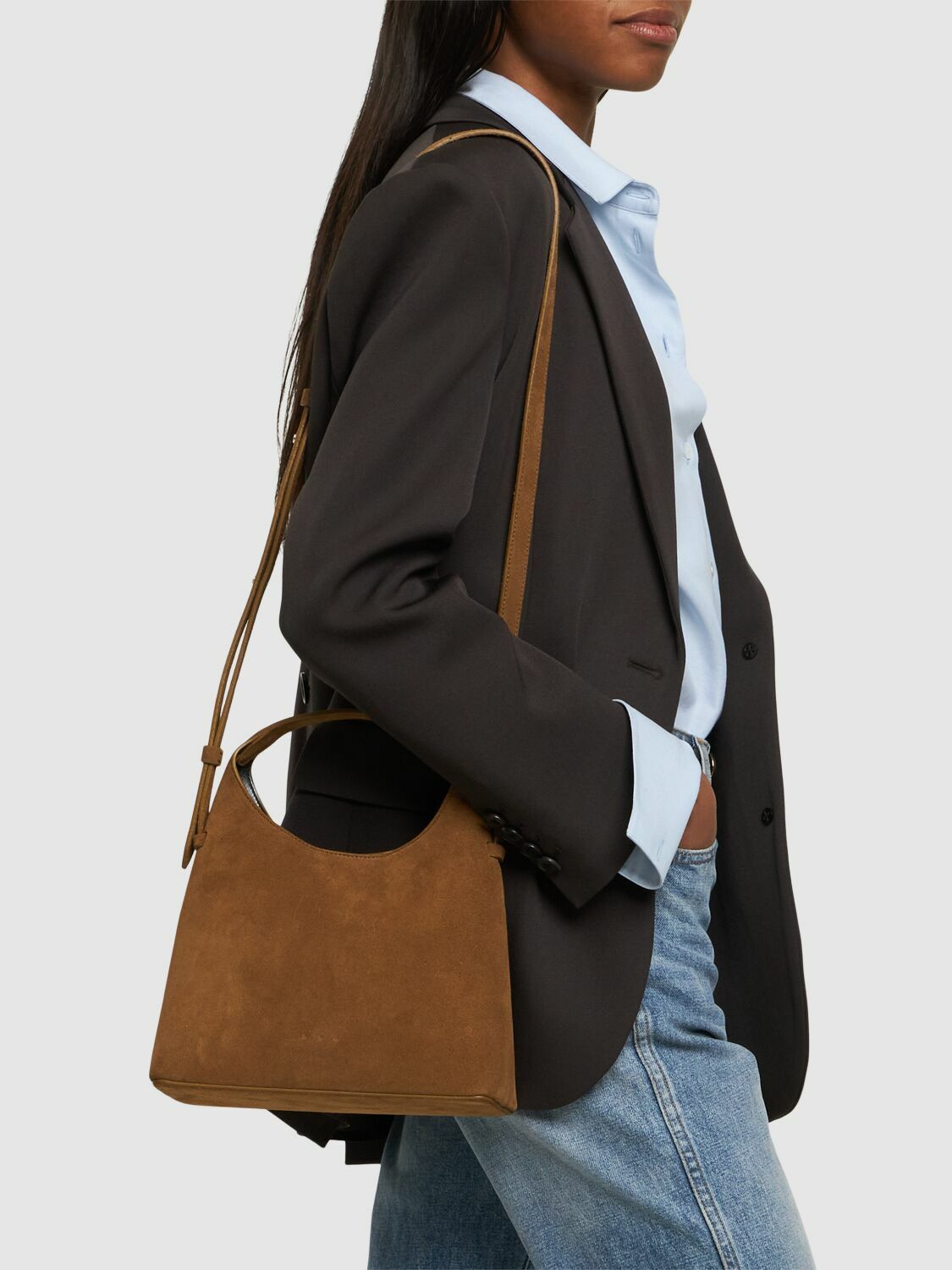 AESTHER EKME - Mini Sac Suede Top Handle Bag Aesther Ekme