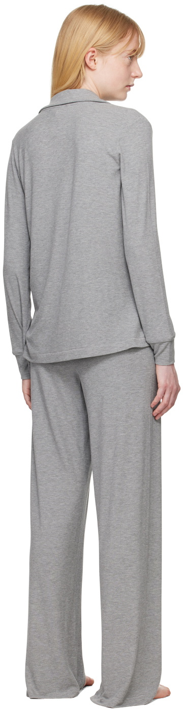 SKIMS Gray Soft Lounge Sleep Set SKIMS