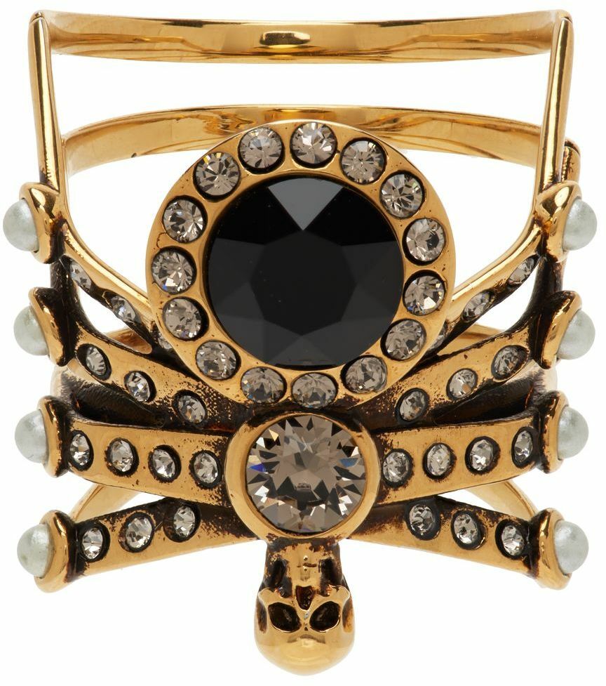 Alexander McQueen Gold Spider Ring Alexander McQueen