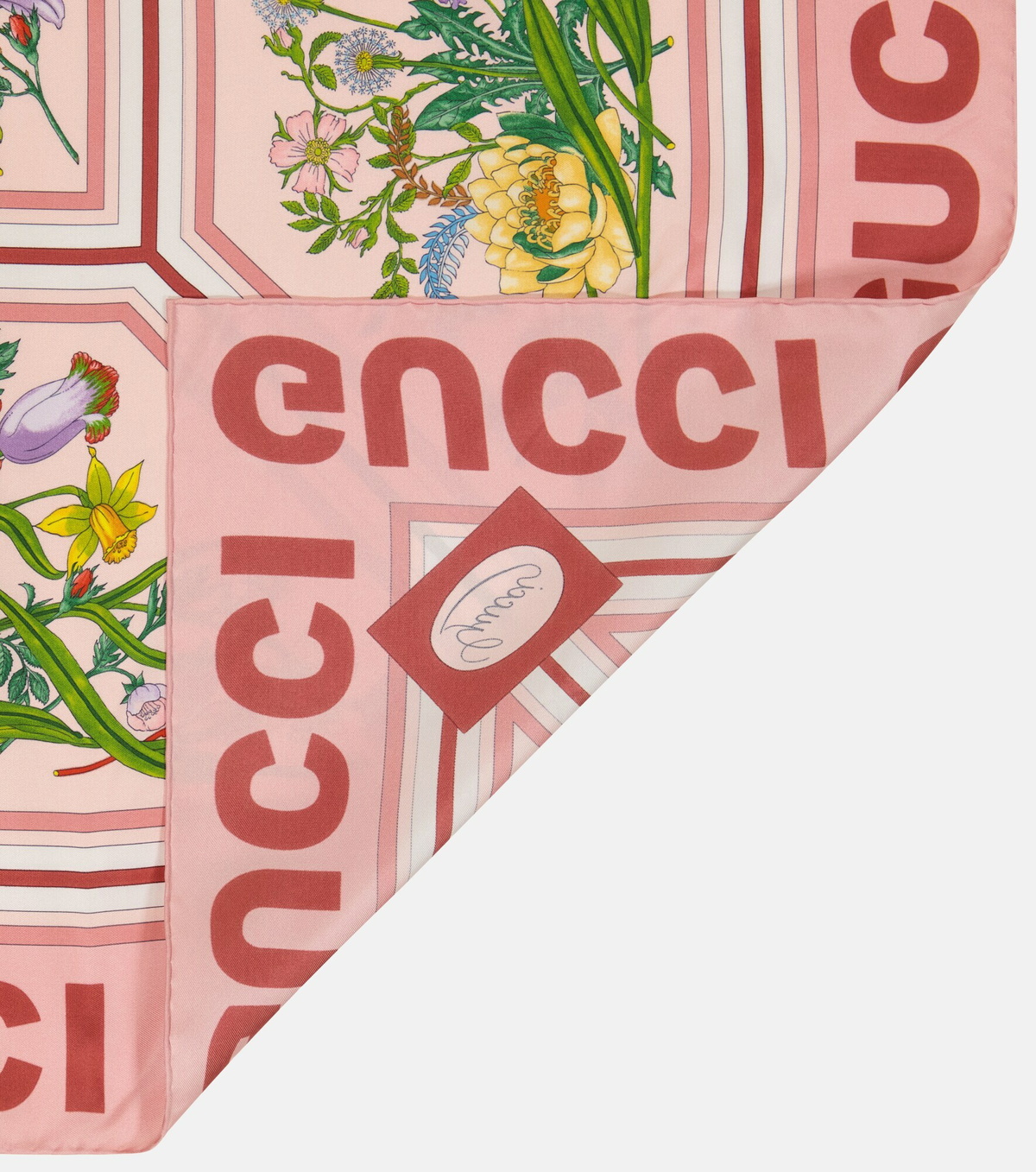 Gucci - Printed silk scarf Gucci