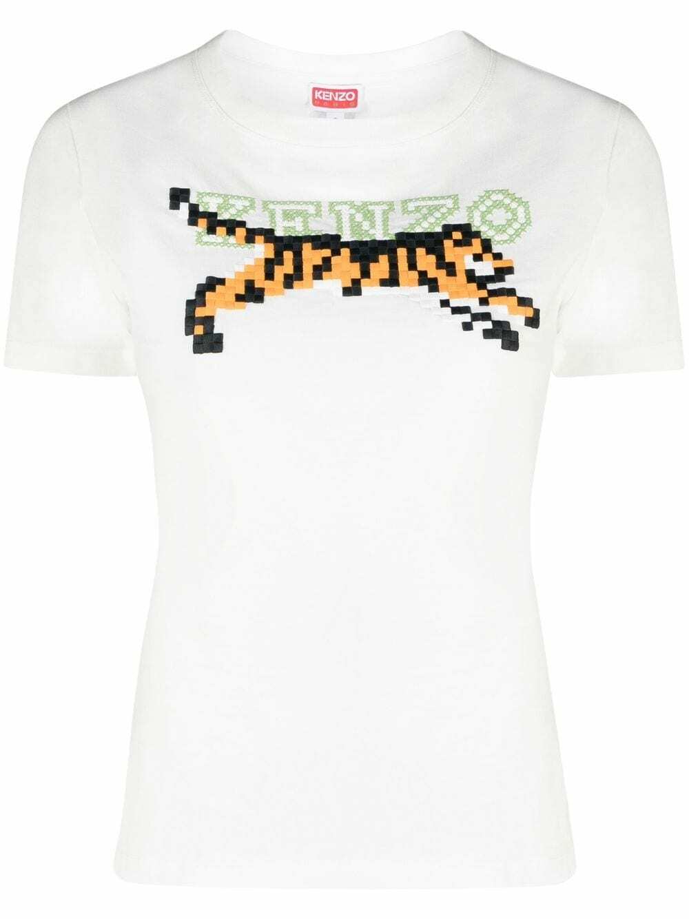 KENZO - Kenzo Pixel Cotton T-shirt Kenzo