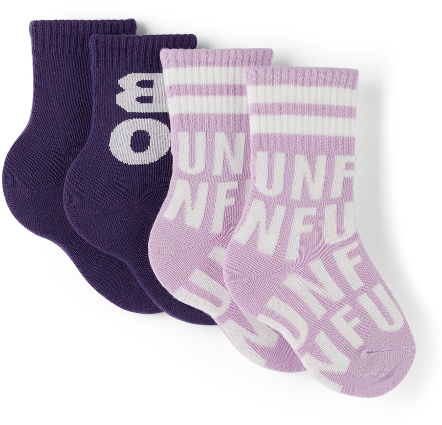 Bobo Choses Kids Purple Bobo & Fun Socks Set Bobo Choses