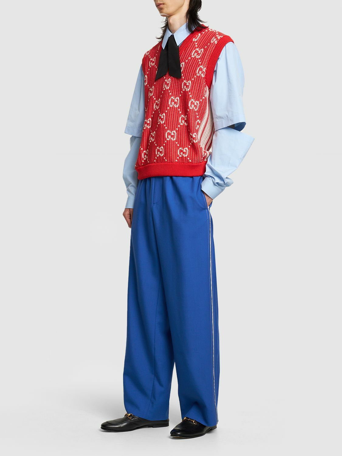 GUCCI - Cut Out Cotton Shirt Gucci