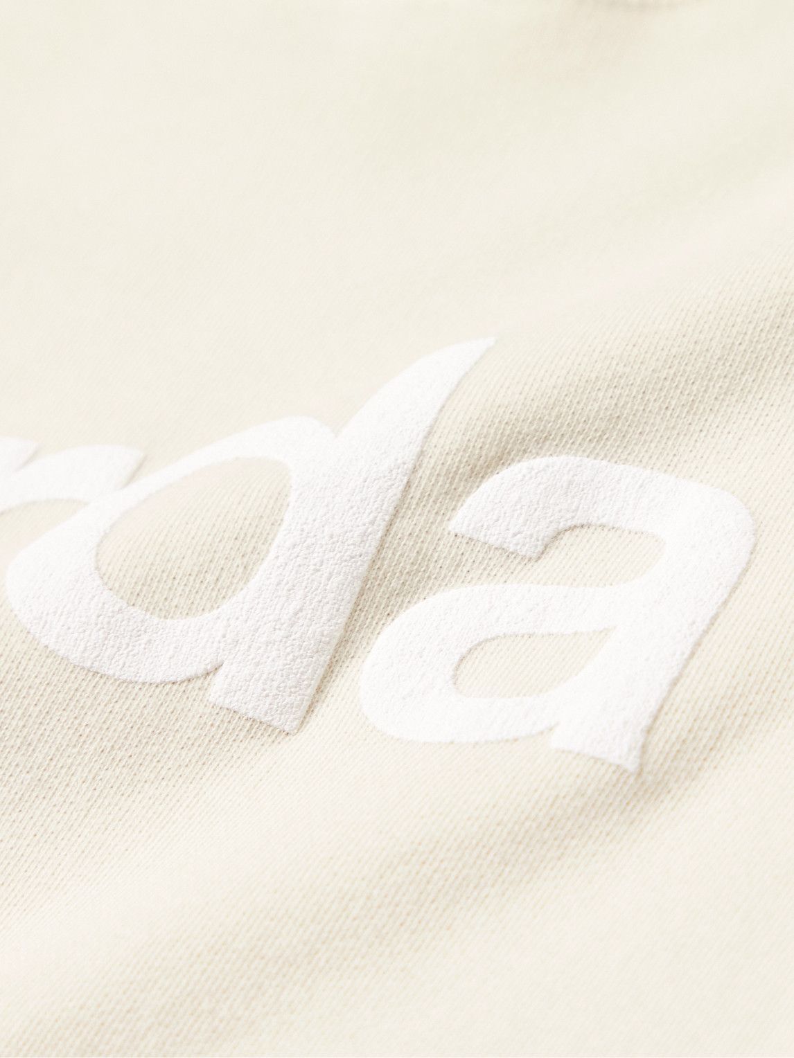 norda - Logo-Flocked Organic French Terry Sweatshirt - Neutrals Norda