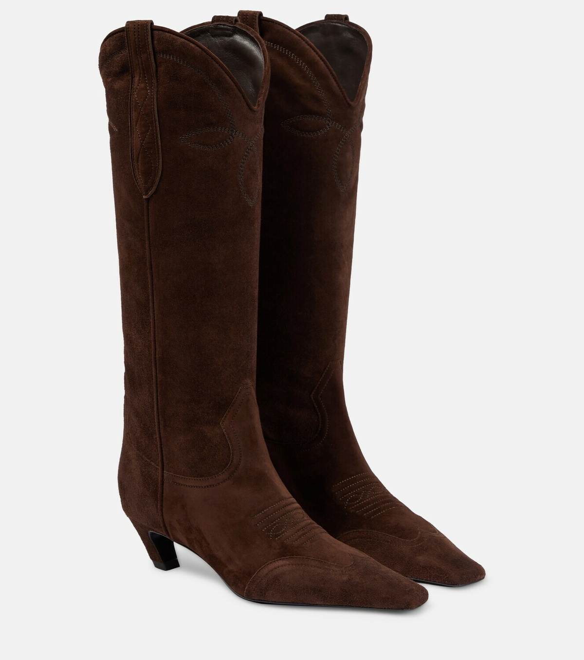 Khaite Dallas 45 suede knee-high boots Khaite