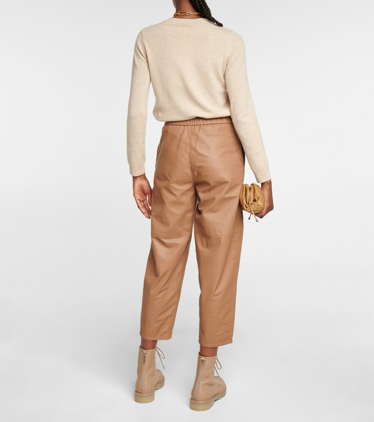 Max Mara - Revere leather balloon pants Max Mara