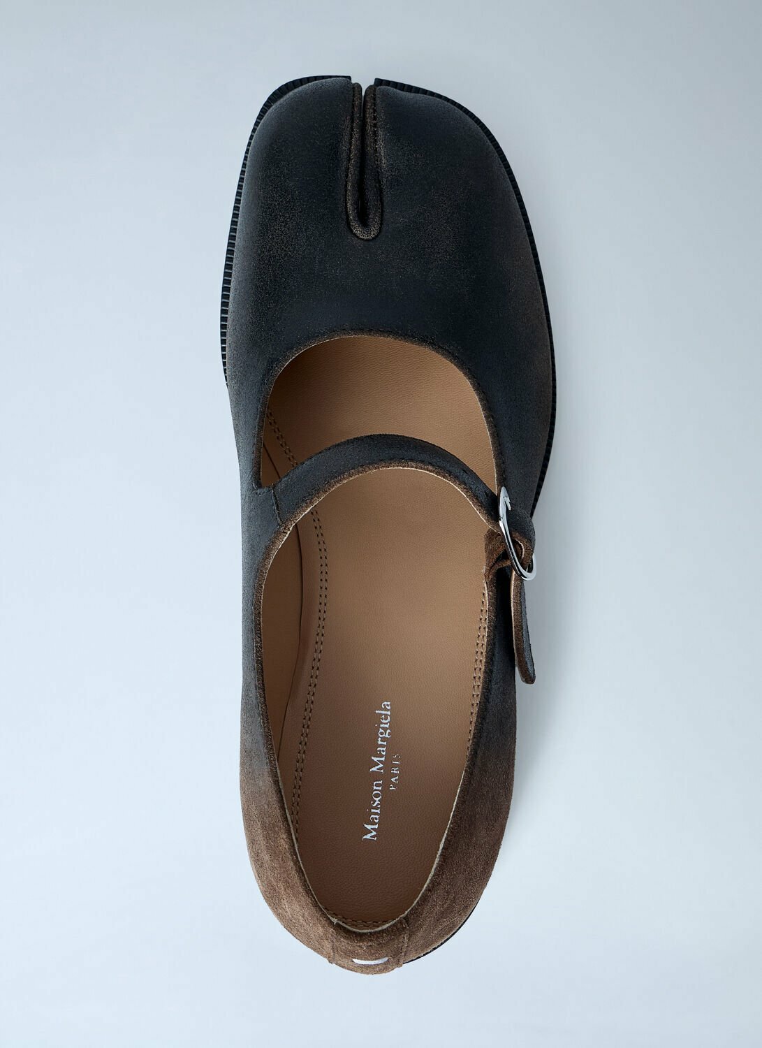 Maison Margiela Tabi Mary Jane Leather Flats Maison Margiela