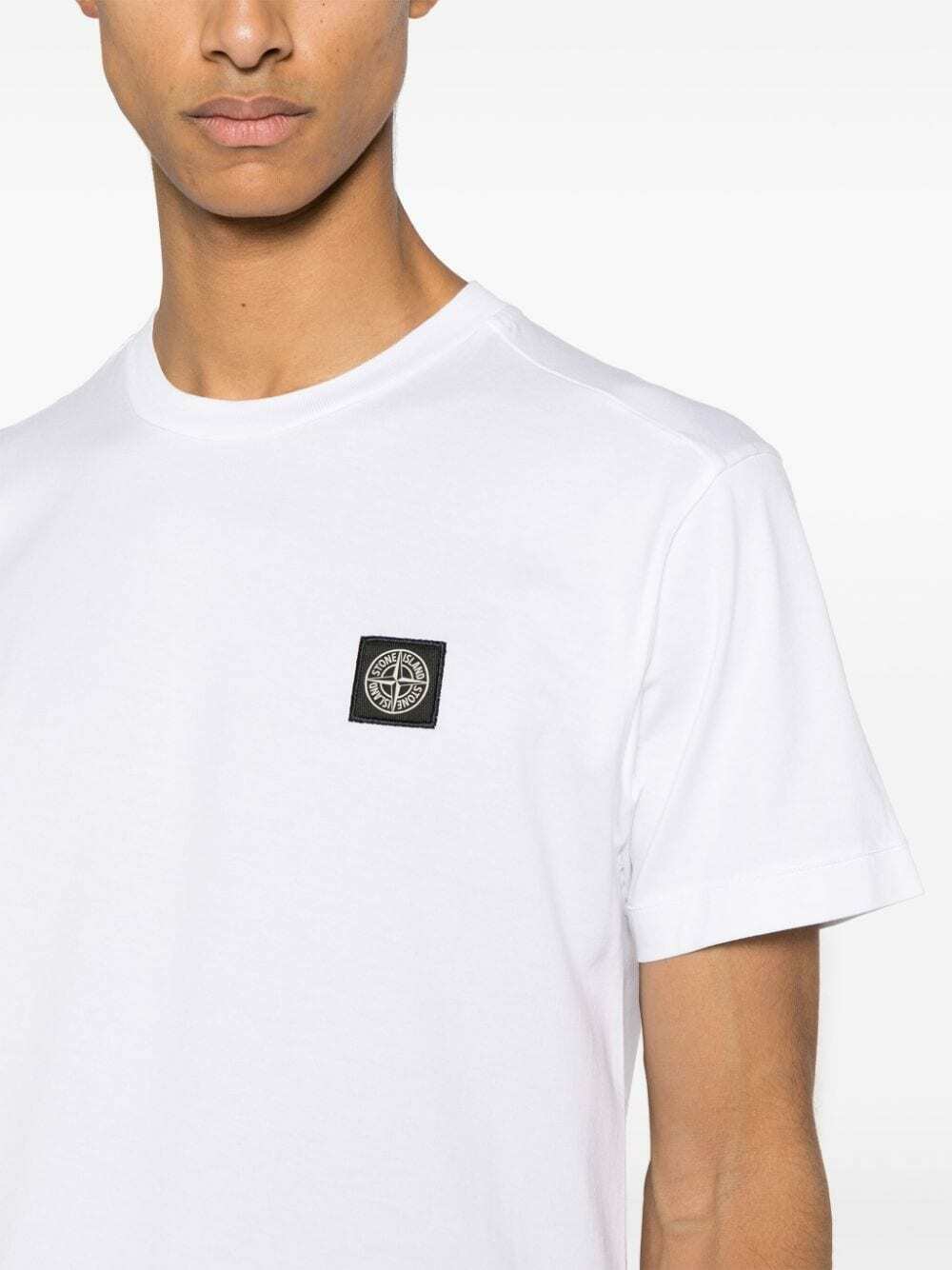 STONE ISLAND - Logo Cotton T-shirt Stone Island
