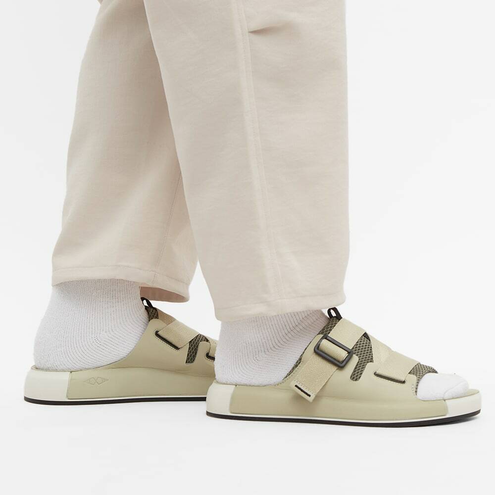Stone Island Shadow Project Men's Slide Sandal in Beige Stone Island ...