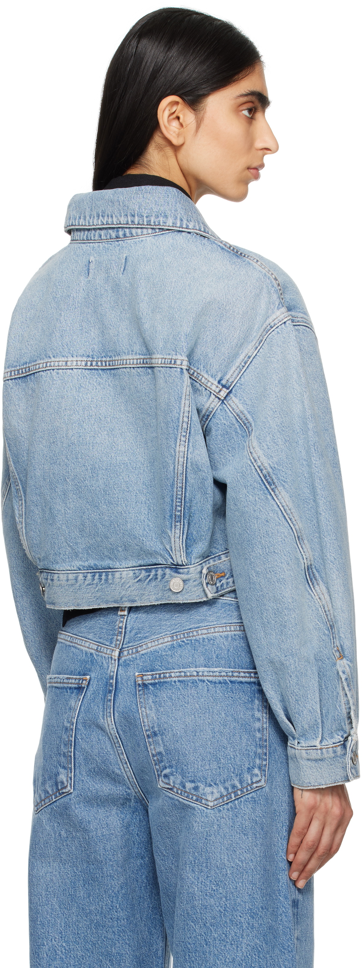 AGOLDE Blue Palmer Denim Jacket AGOLDE