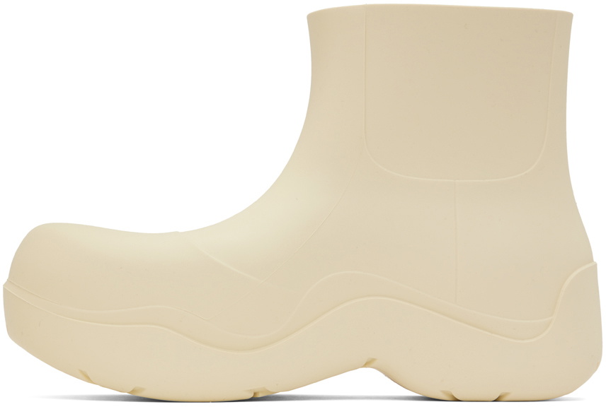 Bottega Veneta Beige Puddle Boot Bottega Veneta