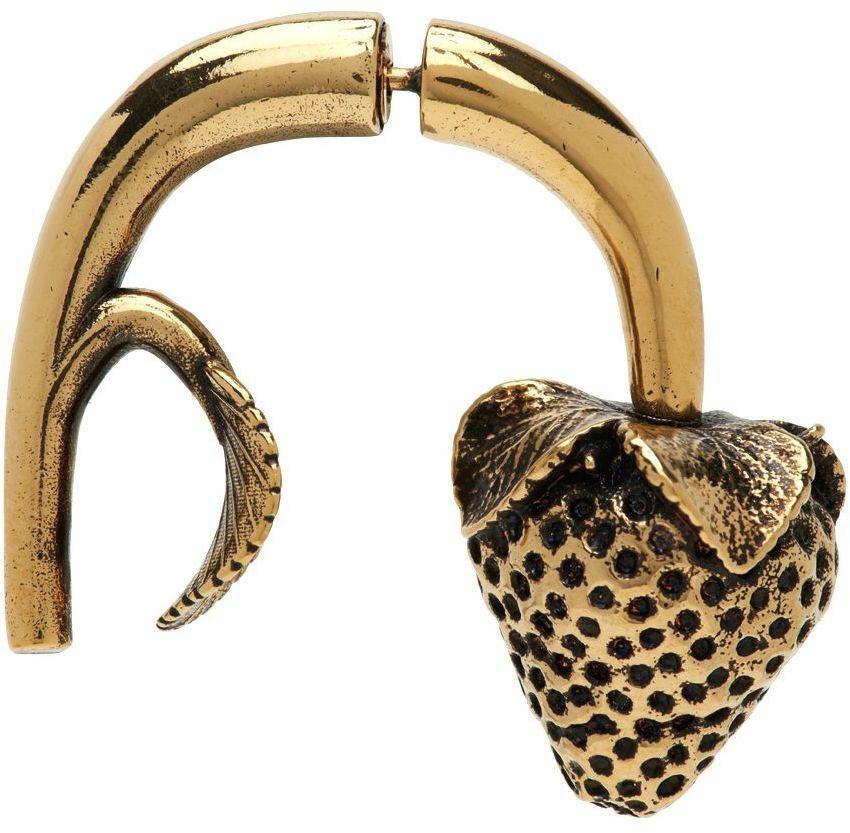 Acne Studios Gold Strawberry Earring Acne Studios