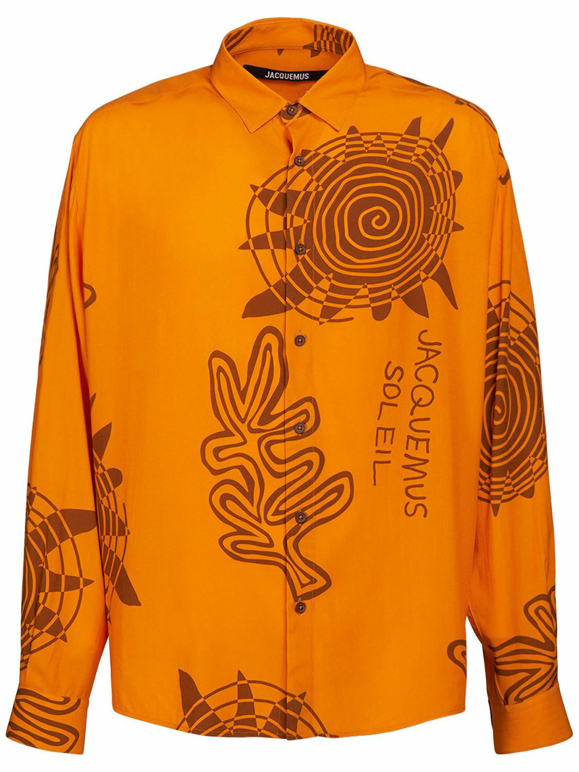 JACQUEMUS La Chemise Simon Printed Viscose Shirt Jacquemus