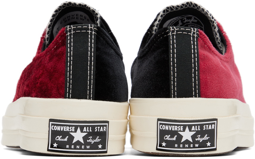 Converse Black & Red Chuck 70 OX Sneakers Converse