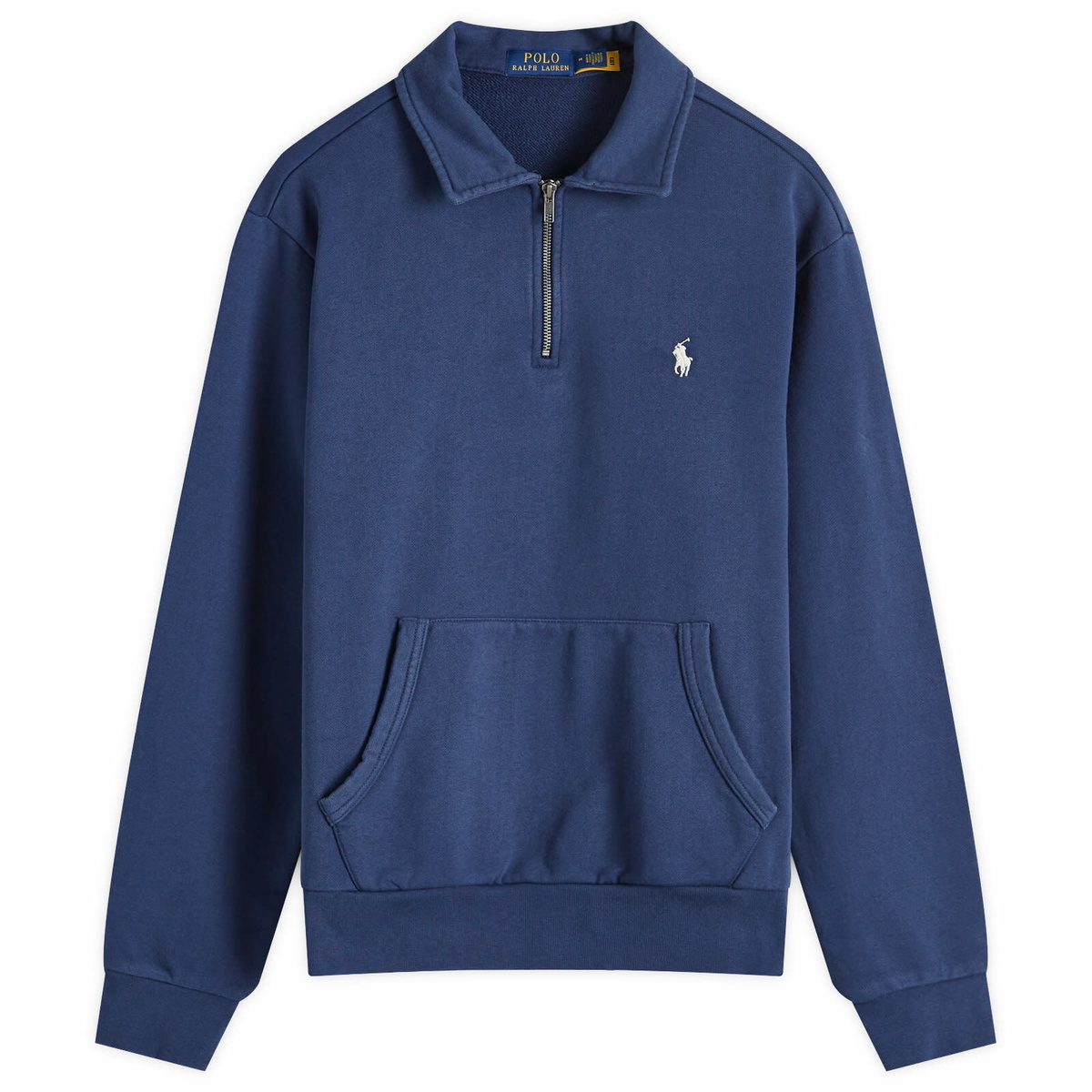 Polo Ralph Lauren Men's Loopback Half Zip Sweatshirt in Cruise Navy ...