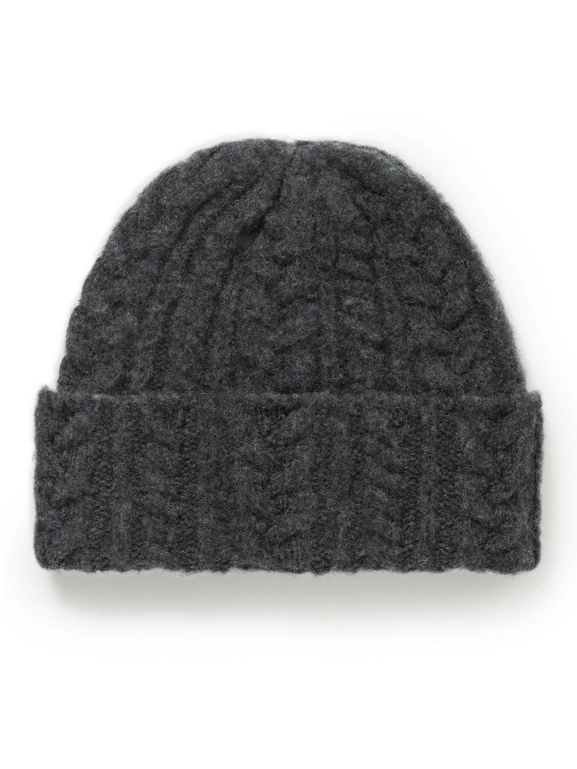 Howlin' - Festival Cable-Knit Lambswool Beanie Howlin' by Morrison
