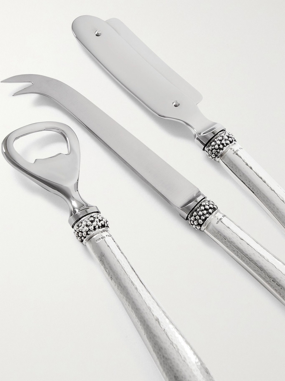 BUCCELLATI - Caviar Sterling Silver Bar Set Buccellati