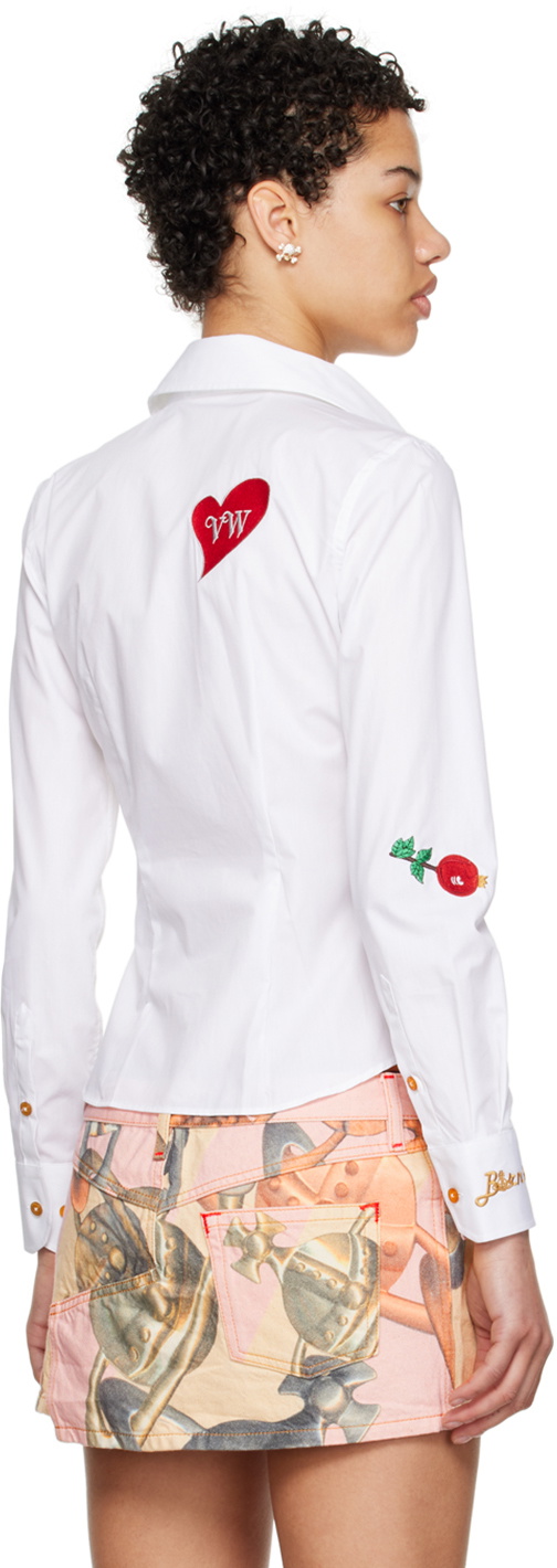 Vivienne Westwood White Embroidered Shirt Vivienne Westwood