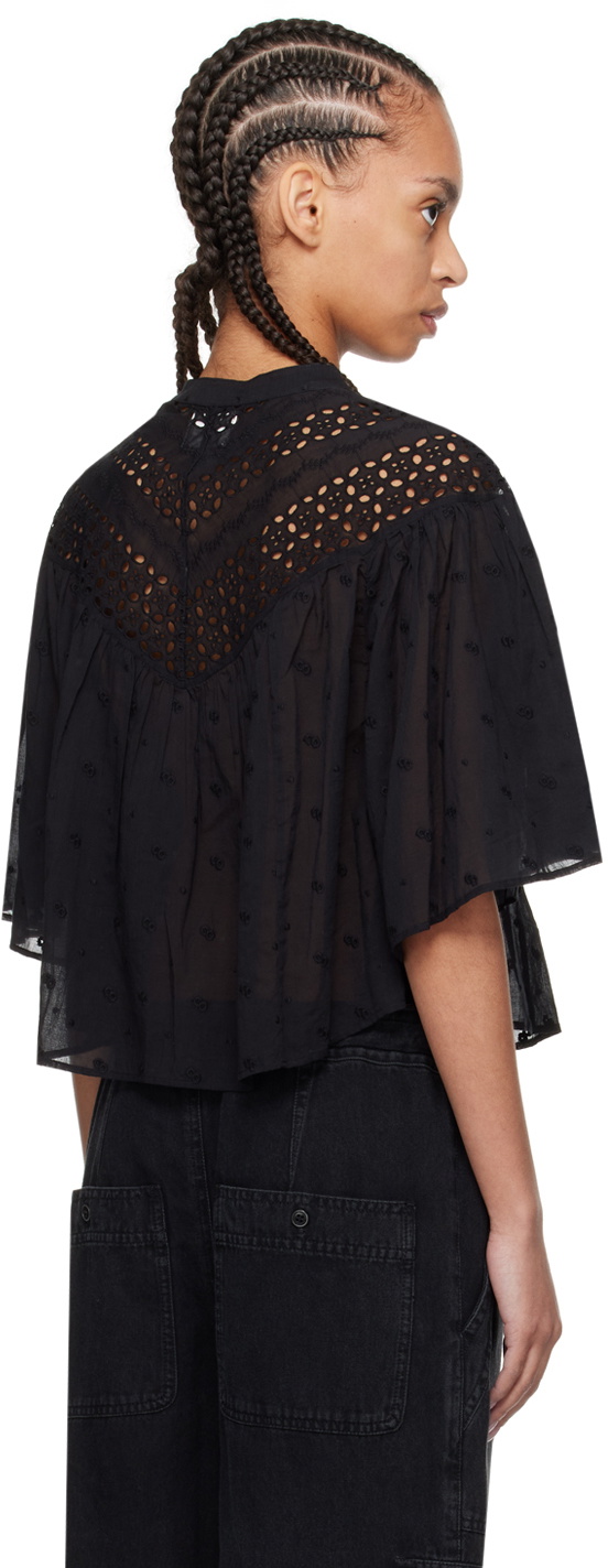 Isabel Marant Etoile Black Safi Blouse Isabel Marant Etoile