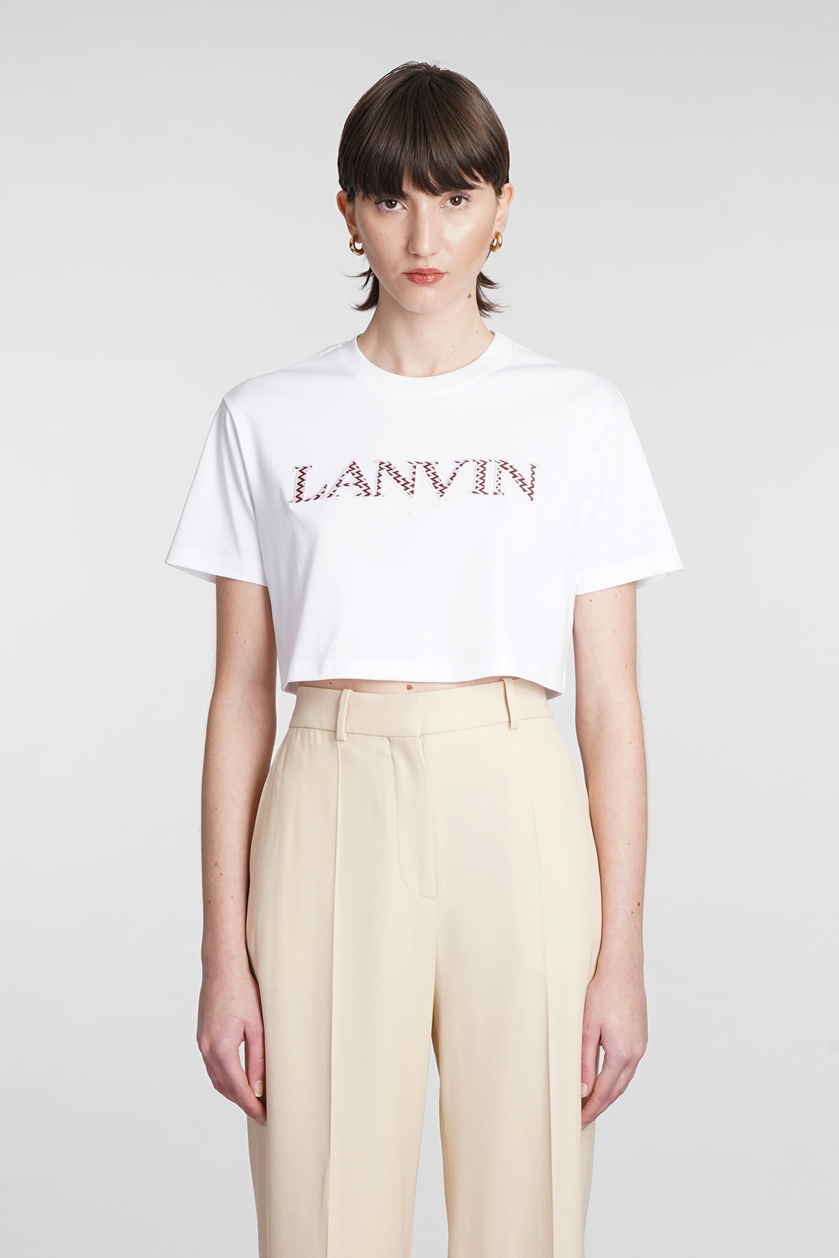 Lanvin curb Cropped T-shirt Lanvin