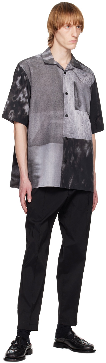 Th products Gray Drop Shoulder Shirt