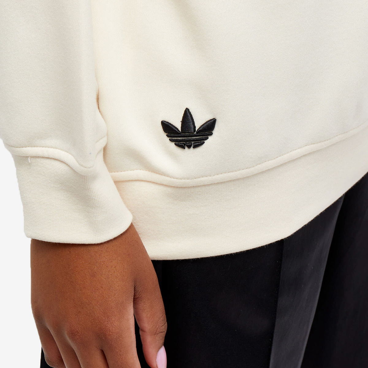 Adidas Women's Neu Classics Moc Neck Sweat in Wonder White adidas