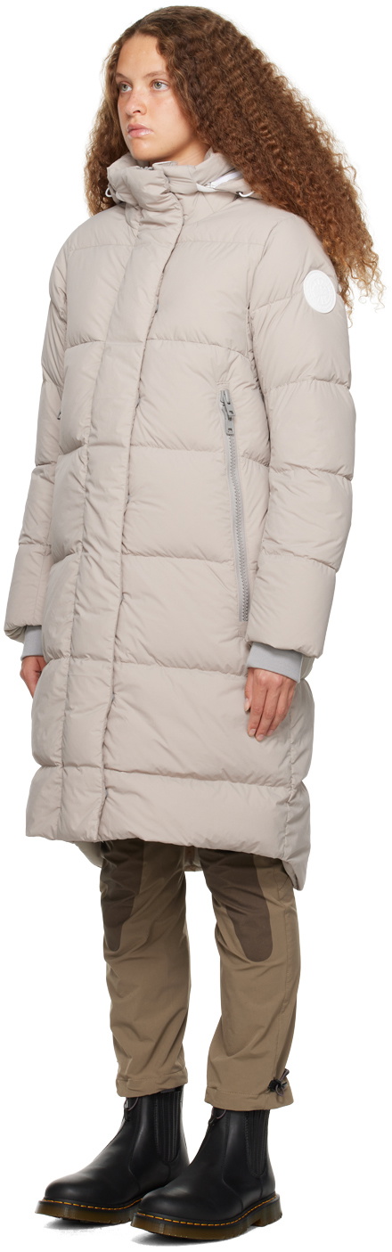 Canada Goose Beige Byward Down Coat Canada Goose