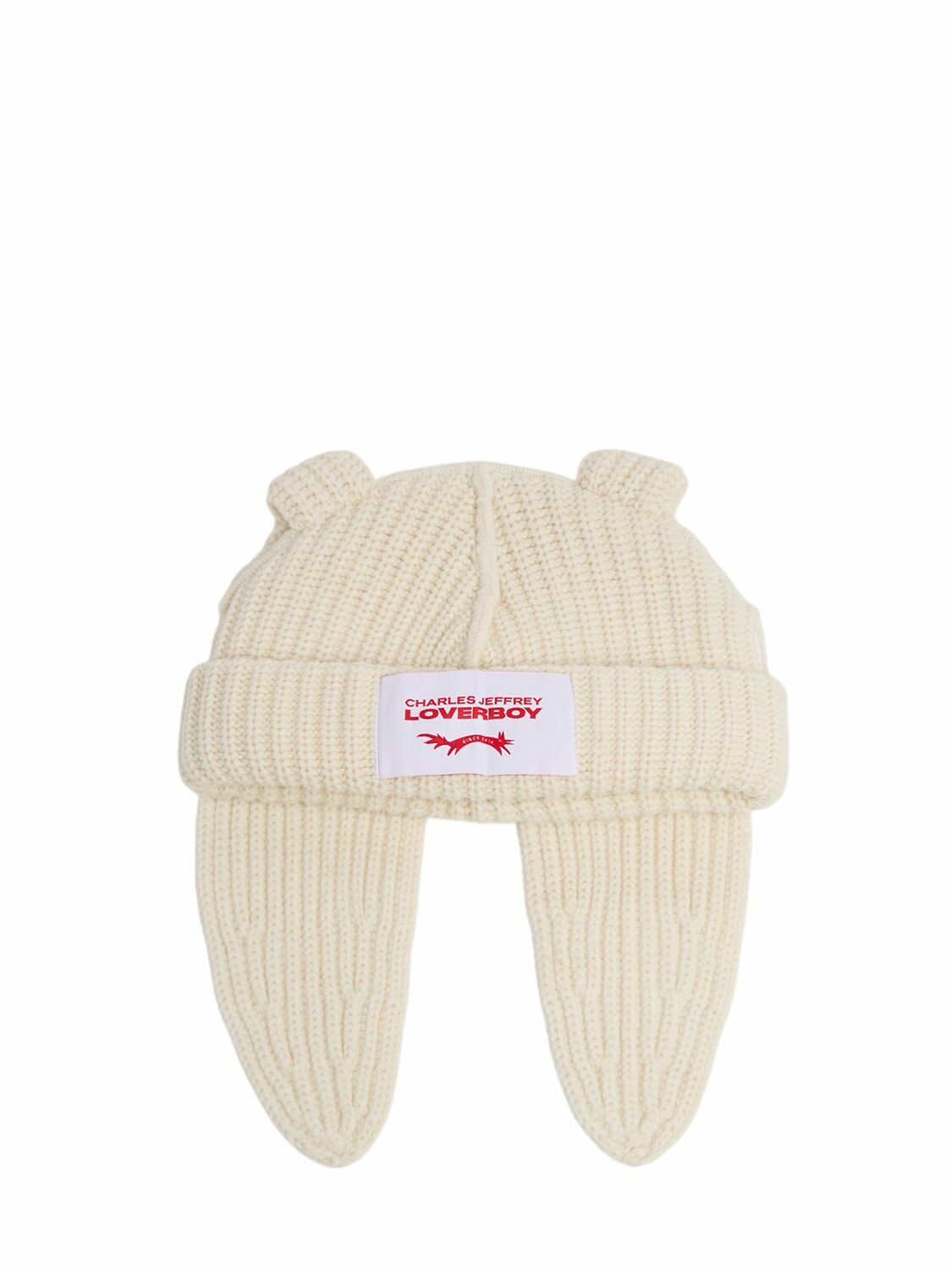 CHARLES JEFFREY LOVERBOY Chunky Rabbit Wool Blend Beanie Charles ...
