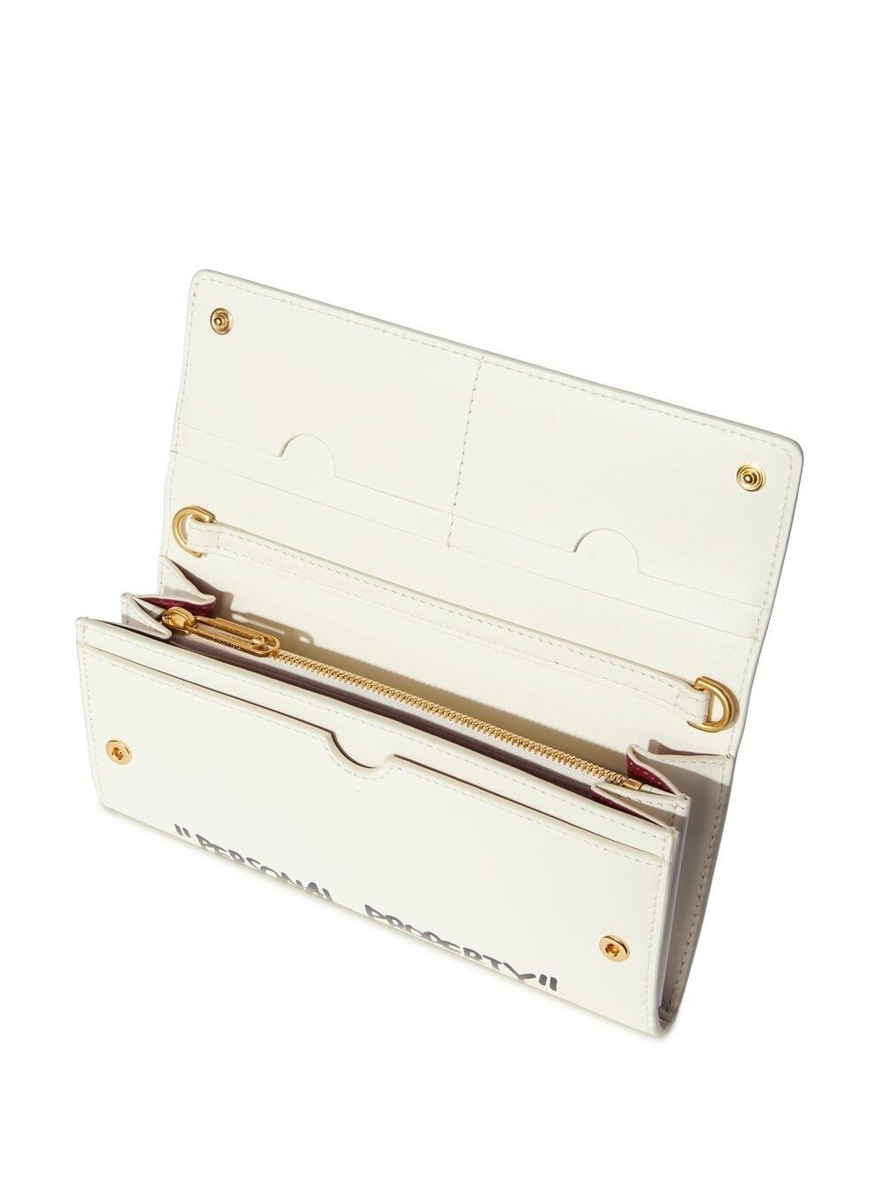 OFF-WHITE - Jitney Wallet On Chain Off-White