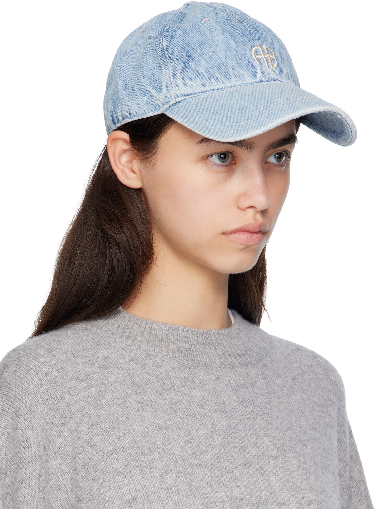 ANINE BING Blue Jeremy Baseball Cap ANINE BING