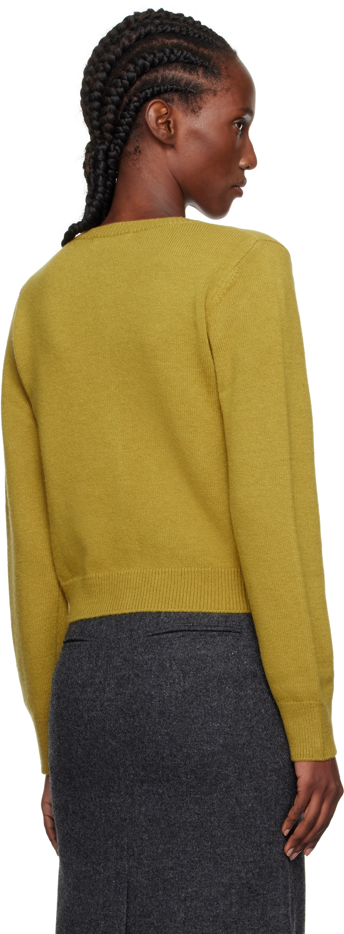 Nothing Written Green Diene Round Cardigan NOTHING WRITTEN