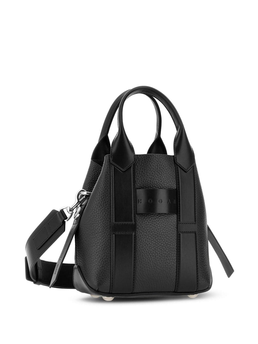HOGAN - Script Small Leather Tote Bag Hogan