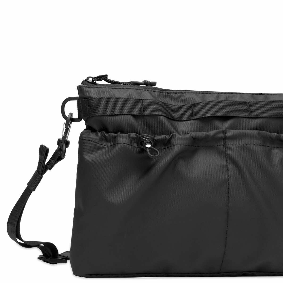 Elliker Twin Pocket Sacoche Bag in Black Elliker